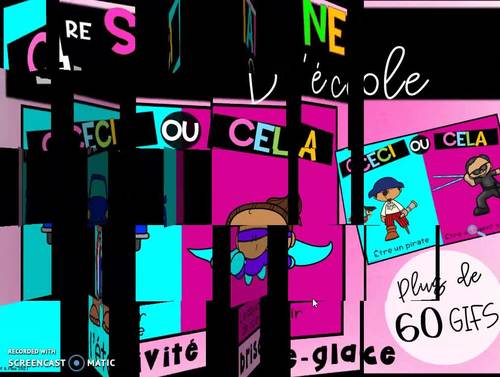 French Back to School Activity | Rentrée scolaire - Activité brise-glace