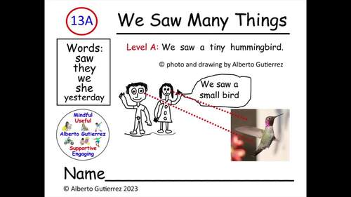 Grammar: We Saw Many Things #13A by ALBERTO GUTIERREZ | TPT