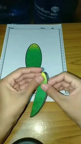 Cinco de Mayo Craft Activities : Coloring and decorating a cactus plant