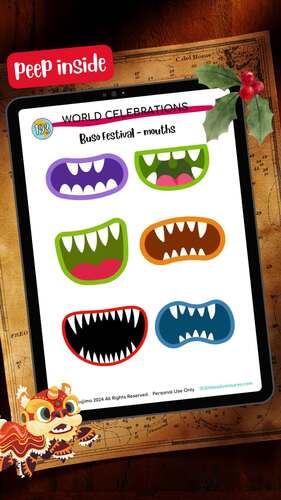 Festivals Around The World Pack #4- Dec, Jan, Feb - a 193 Little Adventures