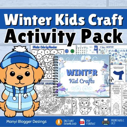Winter Craft and Activity Pack – Fun and Creative Classroom Projects ...