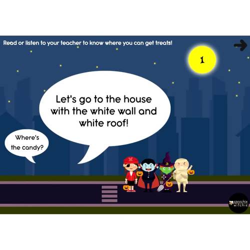 Boom Cards™ Halloween Trick or Treat: Listening and Memory Game | TPT