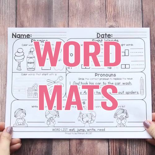 March St. Patty's Day Morning Word Work Worksheets & Literacy Center ...