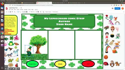 St. Patrick's Day - My Leprechaun Comic Strip Digital by K's Digital Store