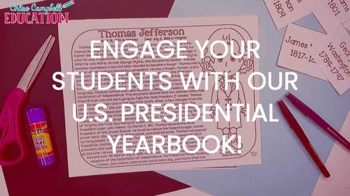 U.S. Presidents Informational Articles and Yearbook - American History Text