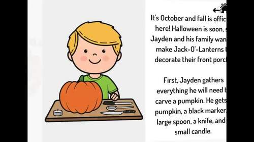 Jayden's Jack-O'-Lantern Mixed Group Boom Cards™ - Speech and Language ...