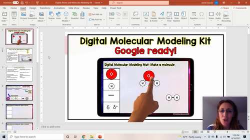 Digital Atoms and Molecules Modeling Kit / Google Slides | TPT