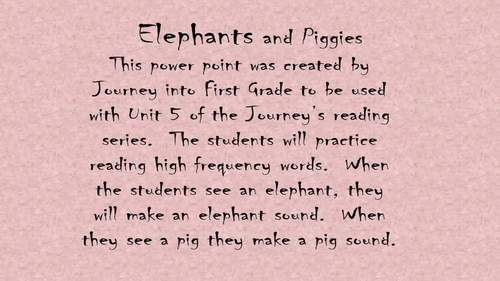 Journeys First Grade Unit 5 High Frequency Word Practice by Journey ...