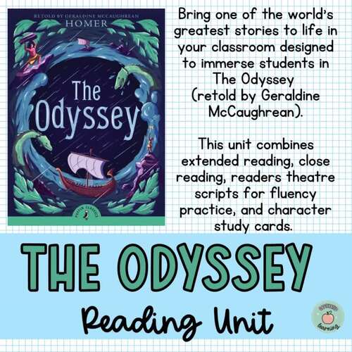 The Odyssey Reading Unit - Yrs 5-7 - Close Reading, Writer's Craft, Fluency