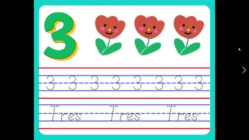 Spanish Numbers Handwriting Worksheets 1-10 for k & Prek kids to Trace ...
