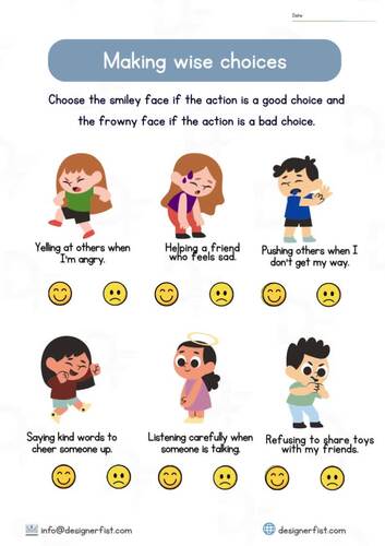 Autism Choose Conditions Activity for Childs. by Inclusive Learning Support