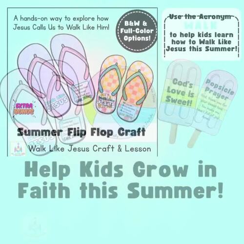 Summer Bible Crafts for Kids | VBS & Sunday School Bundle by Set Apart Kids