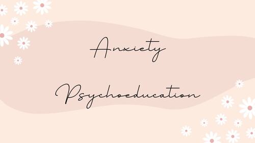 How Anxiety Feels in My Body- Anxiety Awareness & Coping Skills Activity