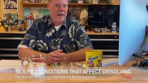 Science SC.5.P.8.2 Conditions that Affect the Dissolving Process