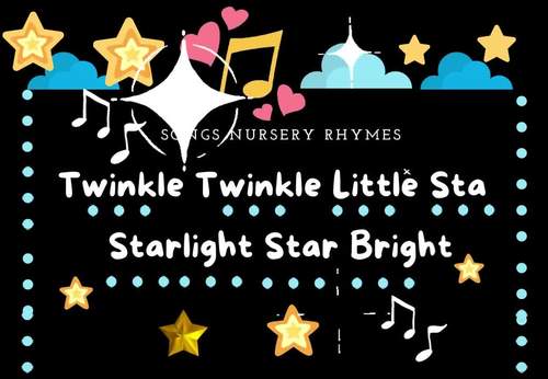 Twinkle Twinkle Starlight Star Bright - Autism Contrast Colors Words ...
