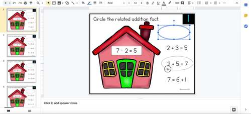 Subtraction to 10 Fact Family Task Cards for Distance Learning | TpT