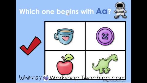 Google Slides Phonics Letter Sounds Pictures Digital Activity Distance ...