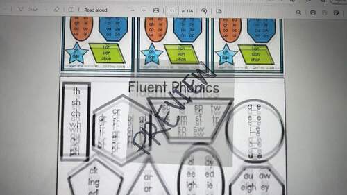 141 Phonics Flashcards & Posters | Fluent Phonics Patterns | TPT