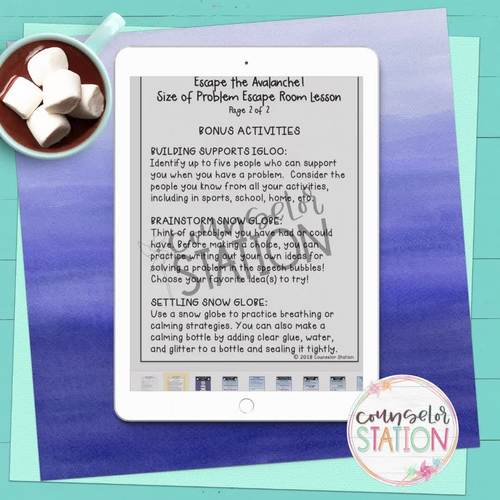 Size of Problem Escape Room Cooperative Learning Activity - Printable ...