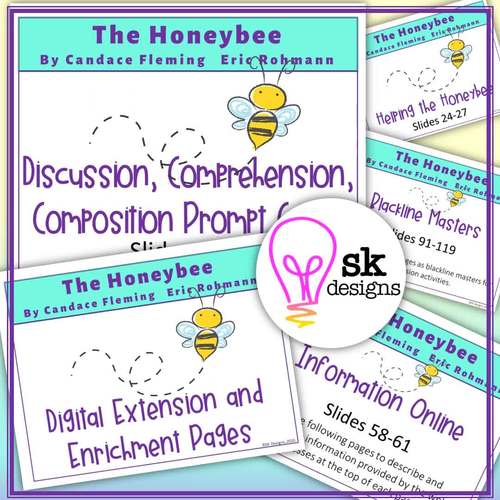 Honey Bee by Fleming pdf Google Slides™ book companion w web activities