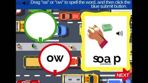 Long O Vowel Team digital Boom™ Activity (OA, OW, OE, OUGH) by My Three ...