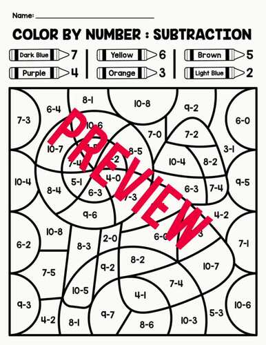 Halloween Color by Number Worksheets by Smart Learn Printabls | TPT