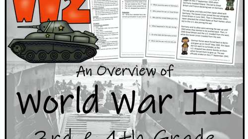 World War II Close Reading Activity | 3rd Grade & 4th Grade | TpT