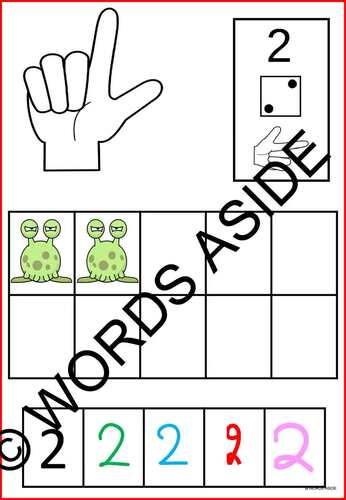Number Sense Poster Visual Support Aids MONSTERS by Words Aside | TPT