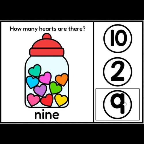 Heart Counting Boom Cards™ | Number Recognition 0–20 | Digital Resources