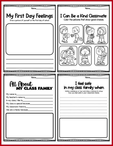 Our Class Is a Family Activity | Our Class Is a Family Activity ...