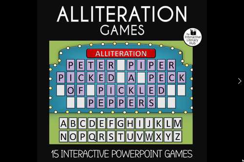 Alliteration Games - Examples of Alliteration in Sentences - 15 PPT Games
