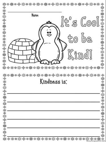 Kindness Craft Booklet Activity for Elementary Social Emotional Learning