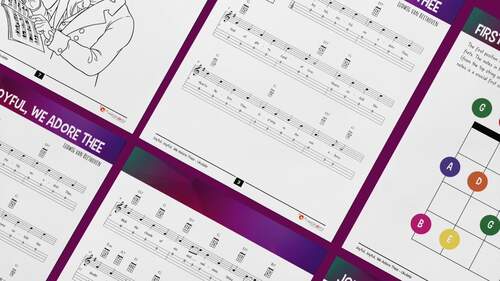 Beethoven's Joyful, Joyful (Ode to Joy): Ukulele Sheet Music ...