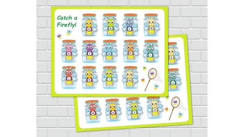 Firefly ABC Matching Activity for Kids, Summer Busy Book Page | TPT