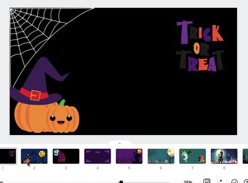 Downloadable Halloween Backgrounds for Google Slides, Screensaver or Print