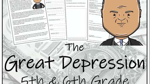 Great Depression Close Reading Comprehension Activities | 5th Grade ...