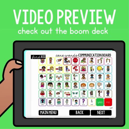 BOOM Cards Dinosaurs Core Word Vocabulary Activities for Speech Therapy ...