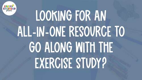 Exercise Study Bundle The Creative Curriculum Real Photos Questions ...