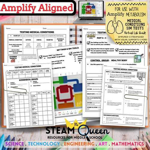 Amplify Metabolism Chapter 2 Sim Tests: Simplified Virtual Lab Guide ...