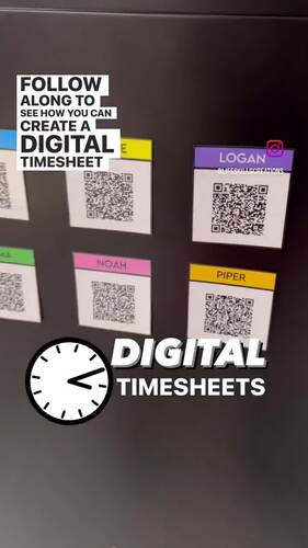 Job Skills Digital Clock in and Clock Out Timesheet by Life Skills ...