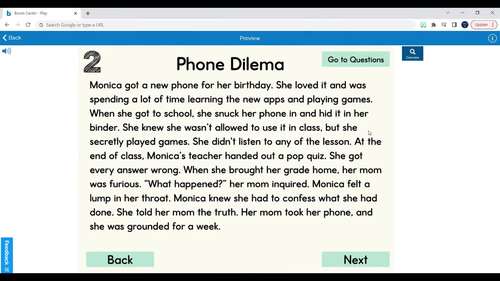 Comparing Stories Paired Passages Listening Boom Cards by Hands on ...