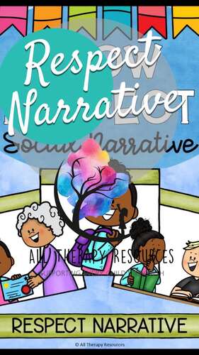 RESPECT SOCIAL NARRATIVE STORY - Core Values Manners & Social Skills Story