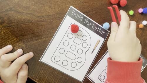 Spring Break Fine Motor & Letter Recognition Activity by ...
