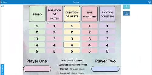 Music Theory Game Show Rhythm Level 2 for THEORY Experts Music Boom Cards