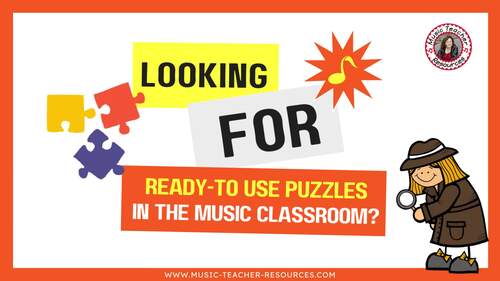 Music Games - Crack the Music Code Puzzles by MusicTeacherResources