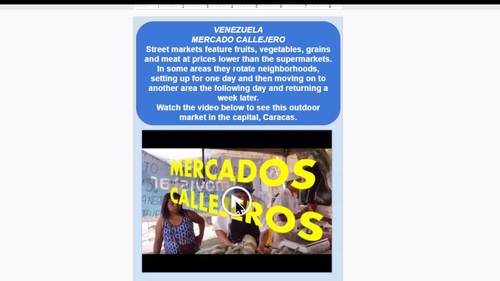 Spanish Culture Find the Differences CALLEJÓN DEL BESO MERCADO CALLEJERO