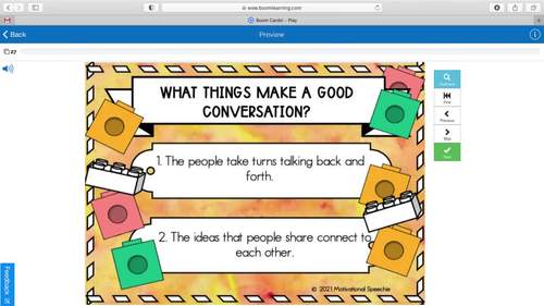 Conversation Connections: Turn-Taking and Maintenance *BOOM CARDS*
