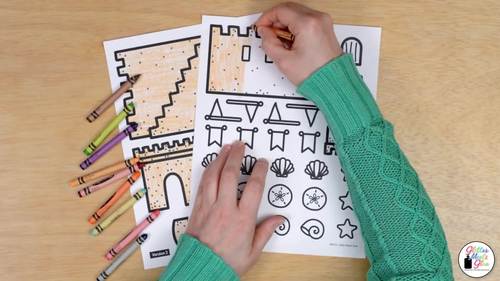 Countdown to Summer: Build a Sandcastle Craft, Writing Prompts ...