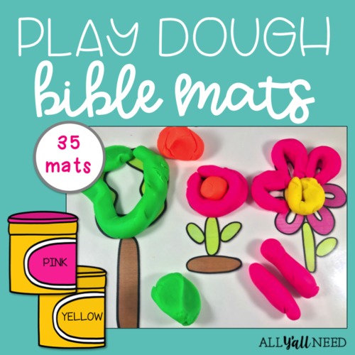 Bible Play-Dough Mats Video Preview by All Y'All Need | TpT