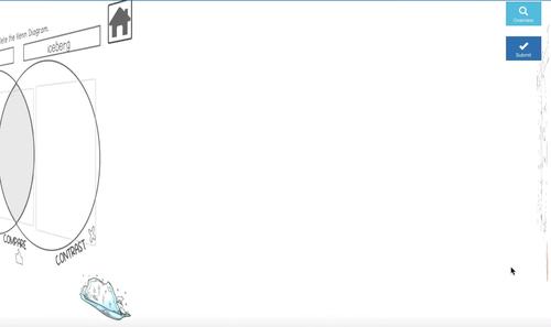 Compare & Contrast Four In a Row Boom™ Cards| Venn Diagrams Connect 4 Style